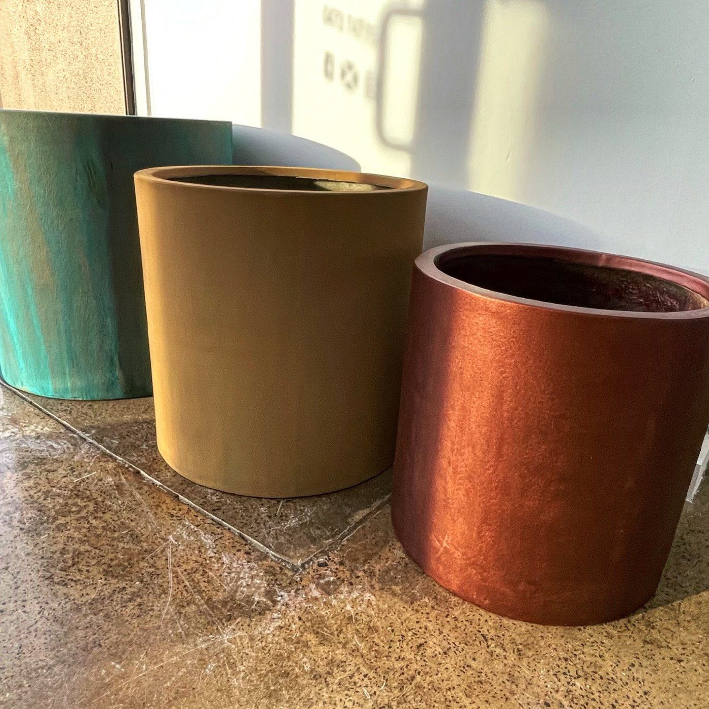 Cylinder Plant Pots | Fibreglass Victoria | Aussie Fibreglass Experts