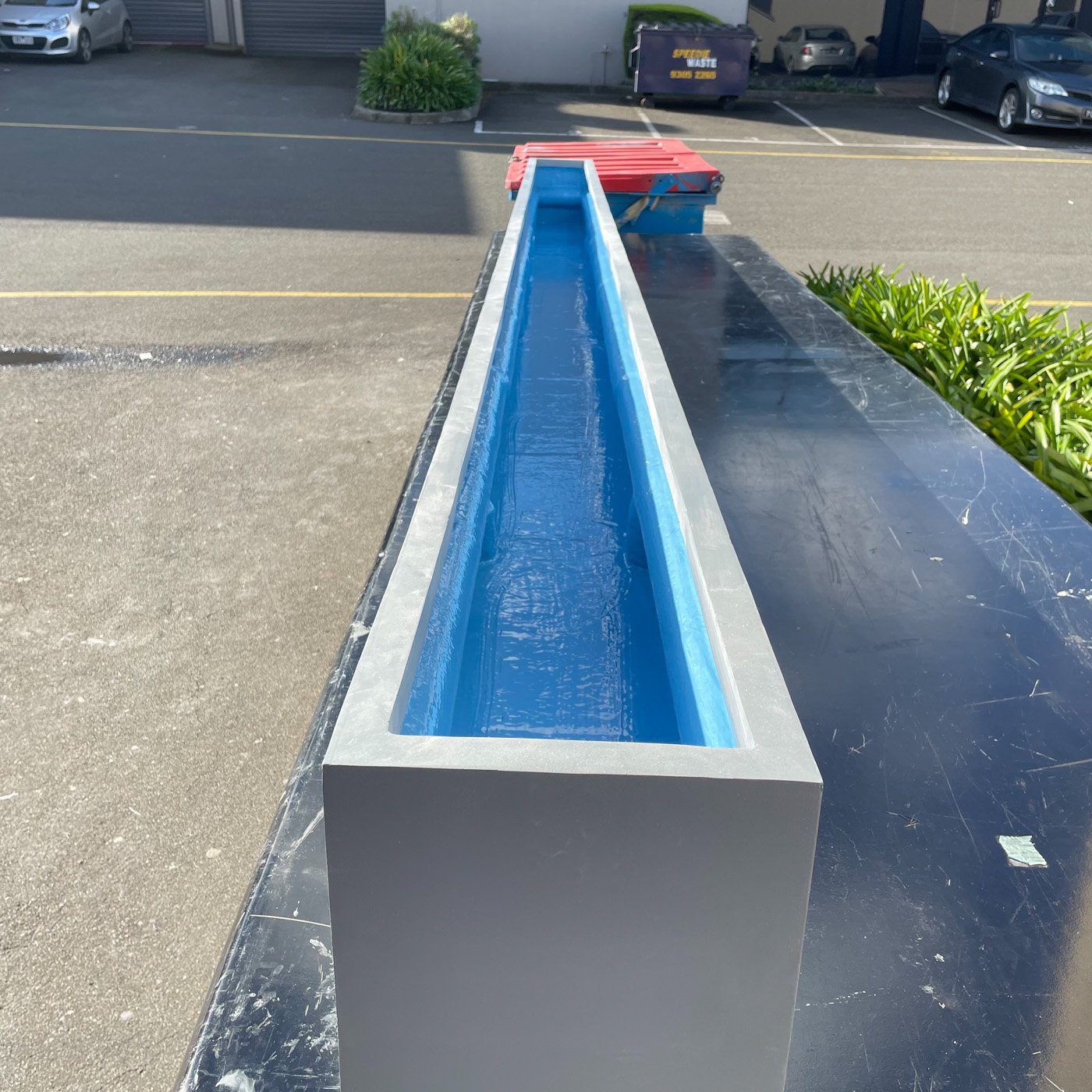 Above Ground Square Pond | Fibreglass Victoria | Aussie Fibreglass Experts