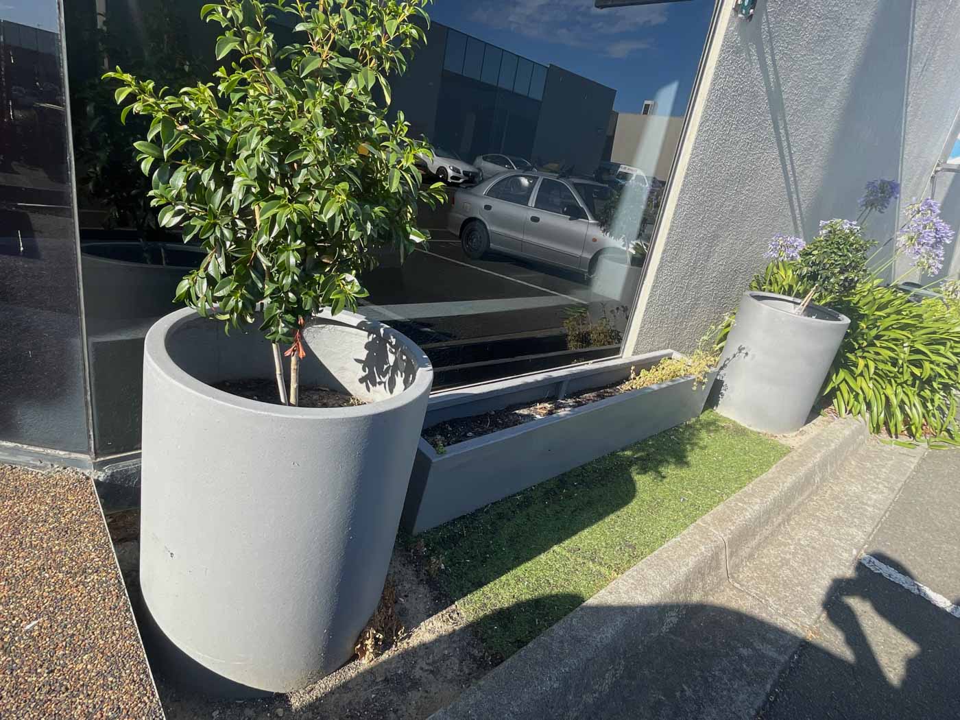 Cylinder Plant Pots | Fibreglass Victoria | Aussie Fibreglass Experts